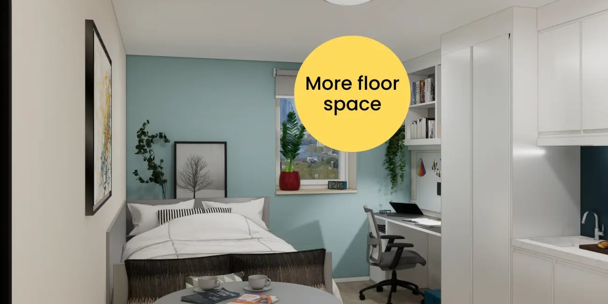 Silver Deluxe Studio to let at McMillan Student Village, Creek Road ...