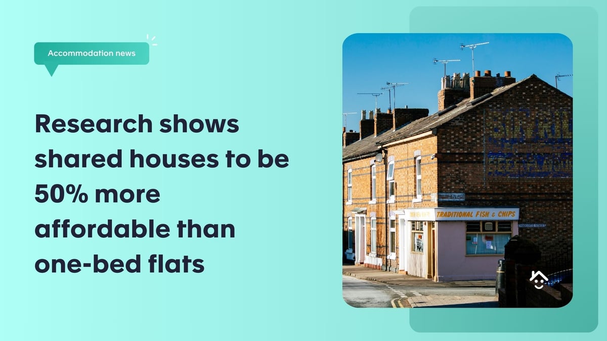 Research shows shared houses to be 50% more affordable than one-bed flats | Student Landlord ...