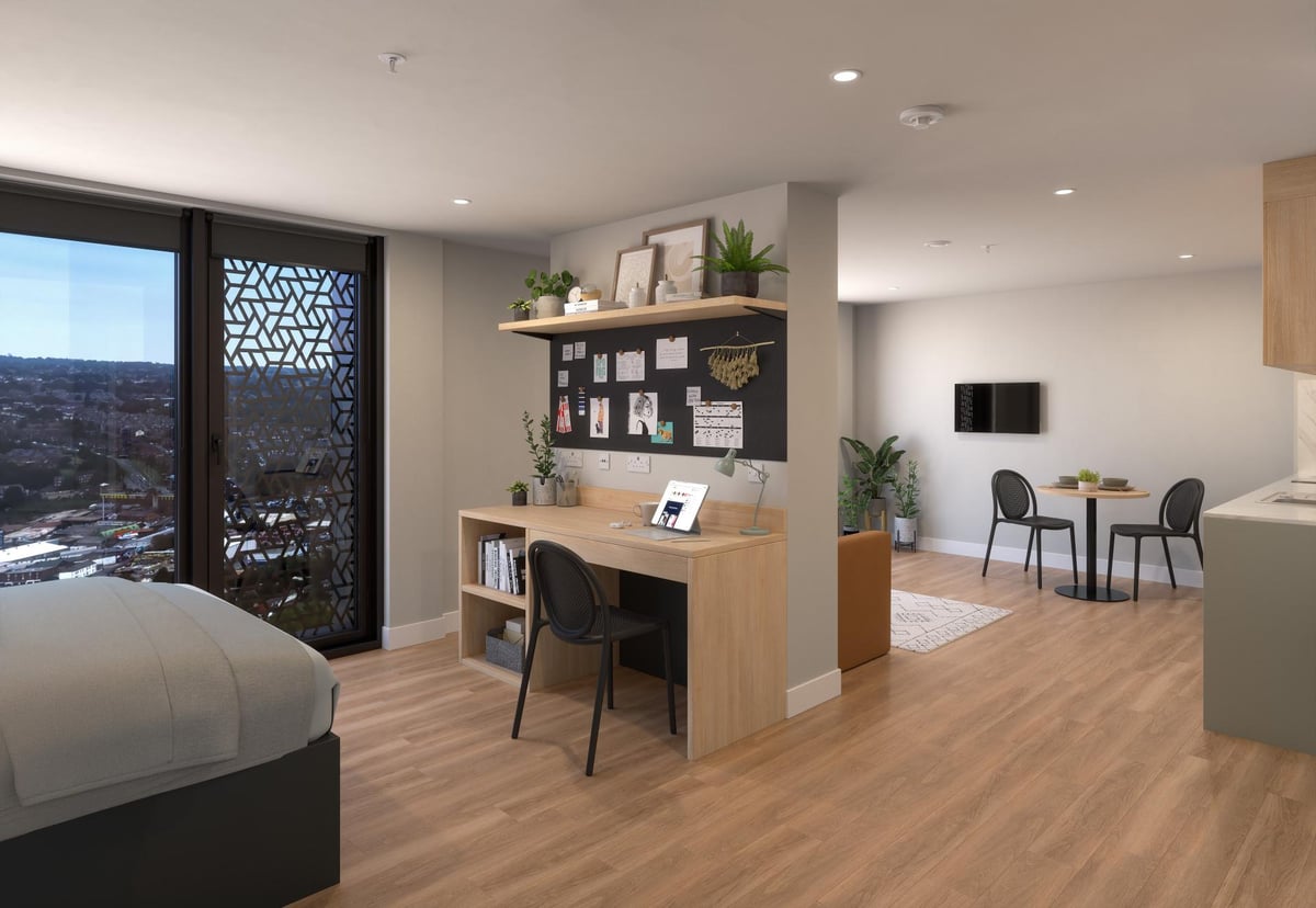 Premium Studio, Penthouse to let at Fusion Leeds, Merrion Way, City ...